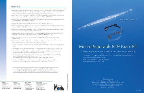 Moria Disposable ROP Exam Kit - Iogen