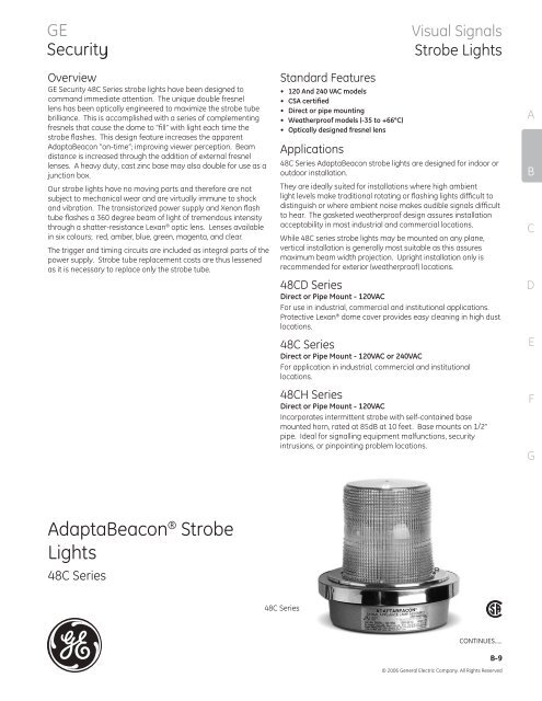 AdaptaBeacon strobe lights