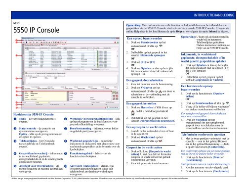5240 Quick Reference Guide Template - Mitel Edocs