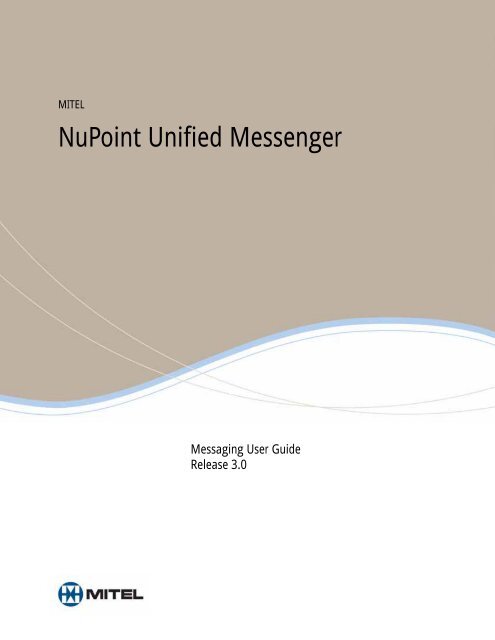 Mitel NuPoint Unified Messenger