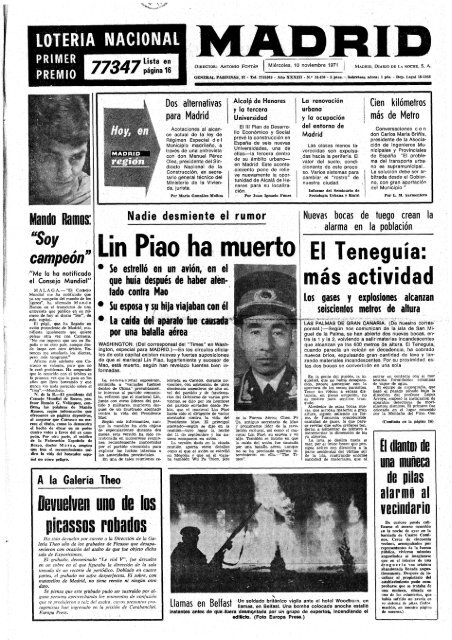 Madrid 19711110 - Home. Fundación Diario Madrid