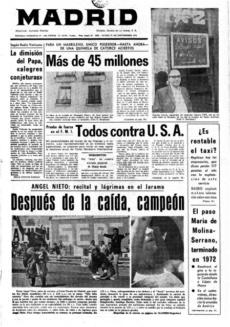 Madrid 19710927 - Home. Fundación Diario Madrid