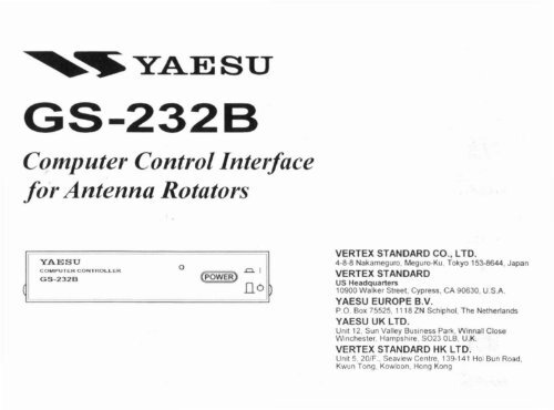 Yaesu GS-232B