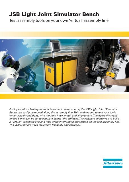 JSB Light Joint Simulator Bench - Atlas Copco