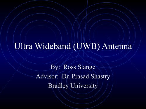 Ultra Wideband (UWB) Antenna
