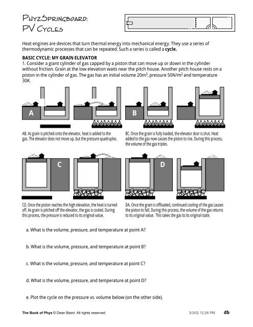 PhyzSpringboard: PV Cycles