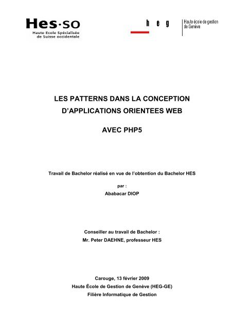 Design patterns Catalogue des modèles de conception réutilisables