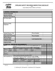 Pipeline Safety Inspection Form