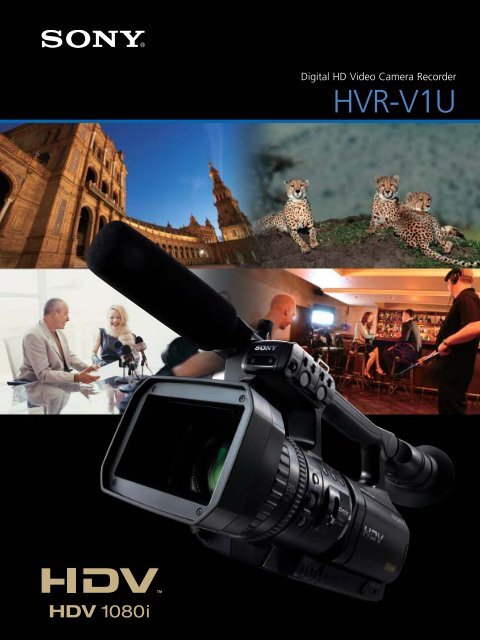 HVR-V1U - Sony of Canada | Professional Solutions