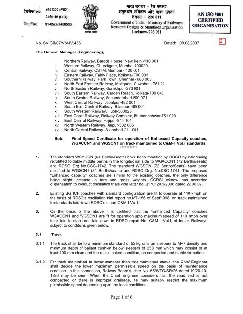 Page 1 of 6 2 - rdso - Indian Railway