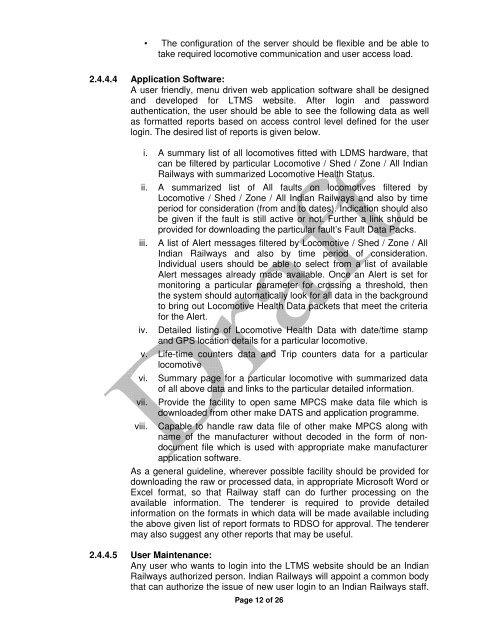 The configuration of