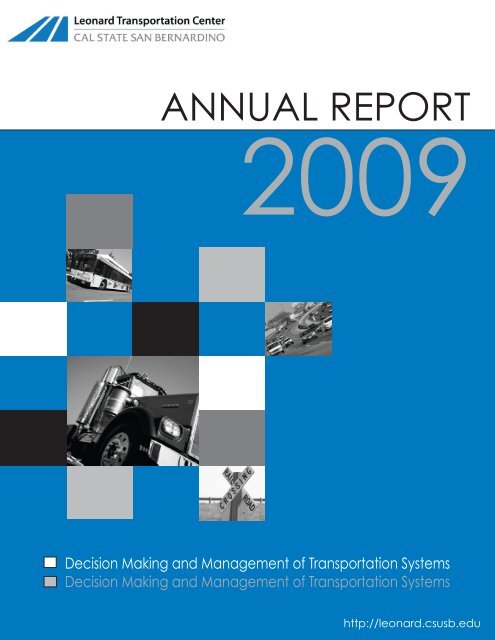 ANNUAL REPORT - Caltrans - State of California