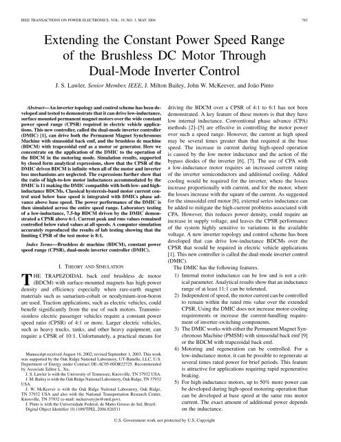 ieee transactions on power electronics, vol. 19, no. 3, may