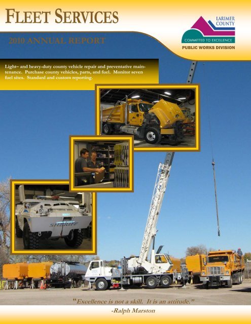 FLEET SERVICES - Larimer County