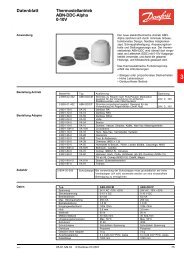 Anschlusssysteme Alpha-Basis AB TM 1000 - Danfoss