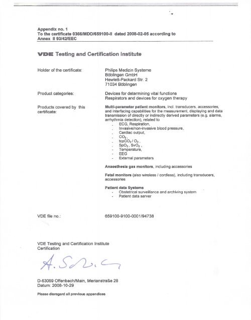 Appendix no. 1 To the cer