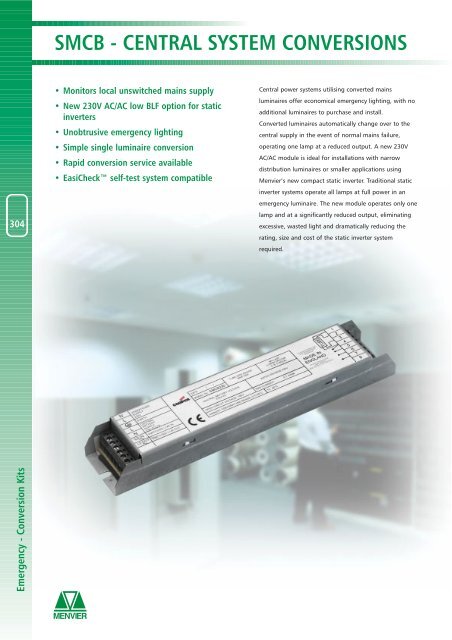 SMCB - CENTRAL SYSTEM CONVERSIONS