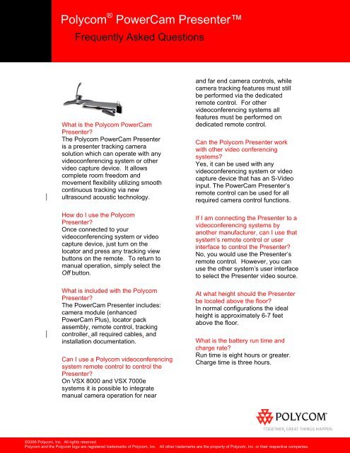 Polycom Video Conferencing Logo