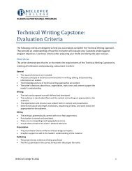 ANNEX 7 TECHNICAL BID EVALUATION CRITERIA