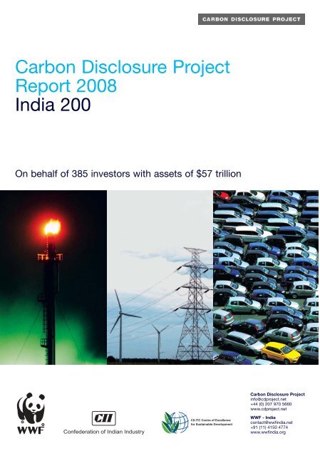 CDP Report 2008, India - Carbon Disclosure Project