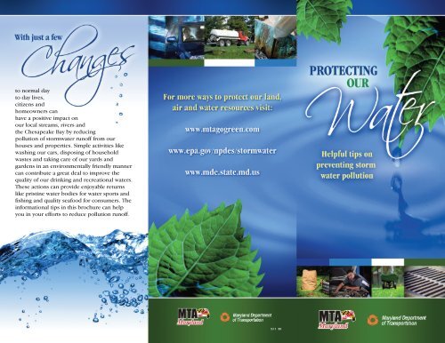Storm Water Protection Brochure