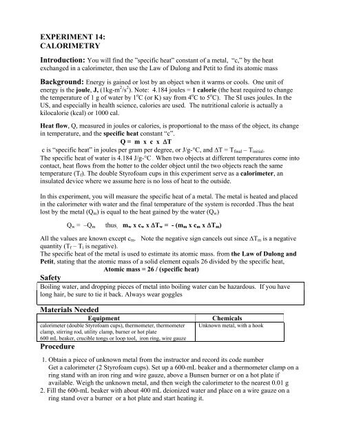 EXPERIMENT 14 - Faculty Web Pages