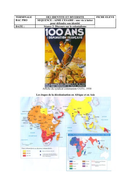 discours sur le colonialisme texte intégral