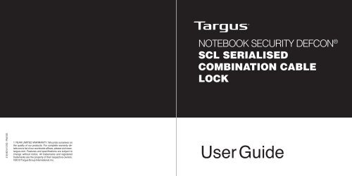 PA410S User Guide - Targus