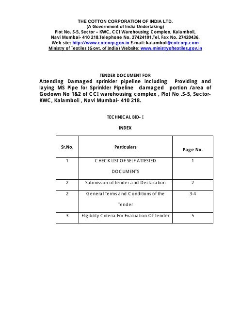 THE COTTON CORPORATION OF