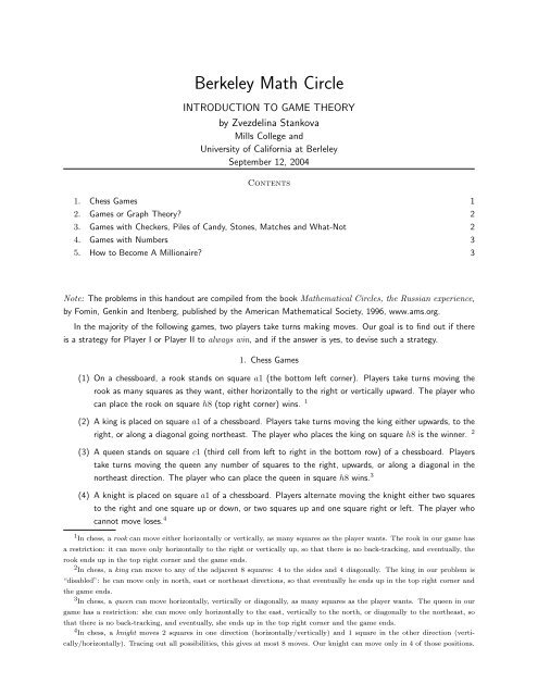 PDF - Berkeley Math Circle