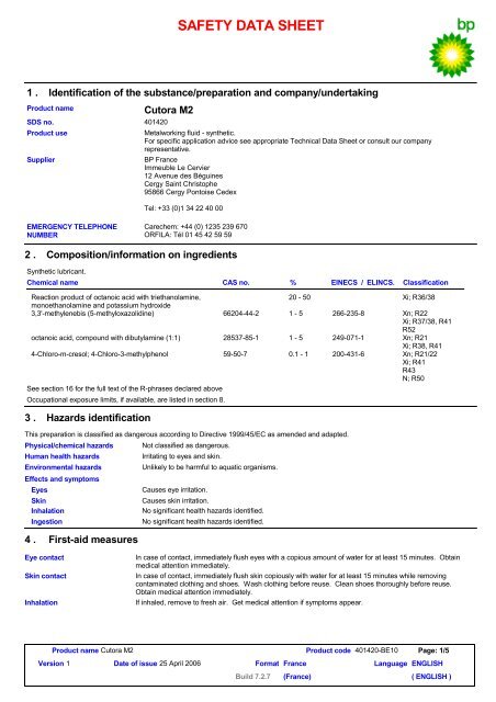 (English (GB)) - BP - PDS & MSDS Search