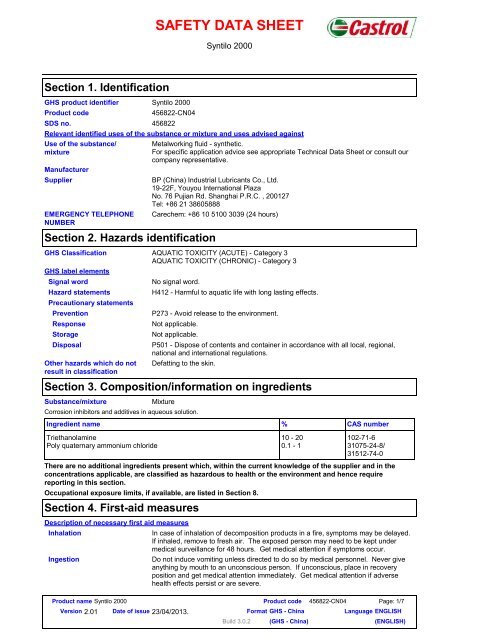 198482Syntilo 2000.pdf - BP - PDS & MSDS Search