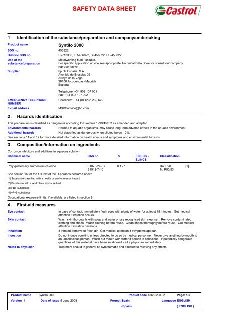 089070Syntilo 2000.pdf - BP - PDS & MSDS Search