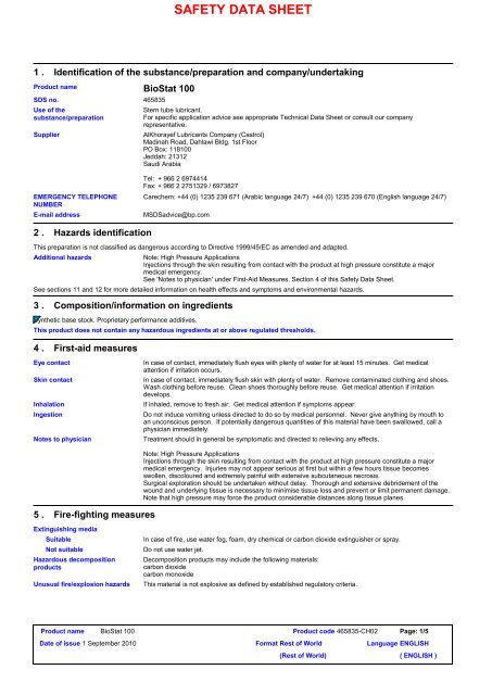109997BioStat 100.pdf - BP - PDS & MSDS Search