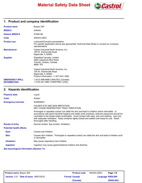 (US)115193Brayco 300.pdf - BP - PDS & MSDS Search