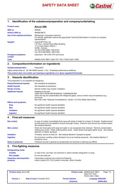 154488Aircol 299.pdf - BP - PDS & MSDS Search