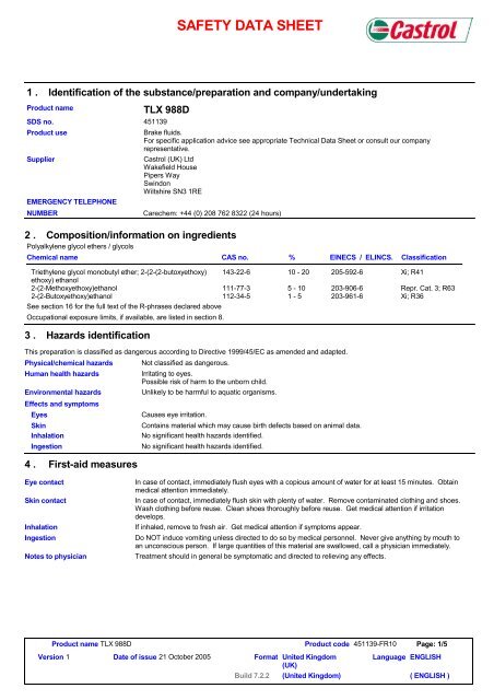(English (GB)) - BP - PDS & MSDS Search