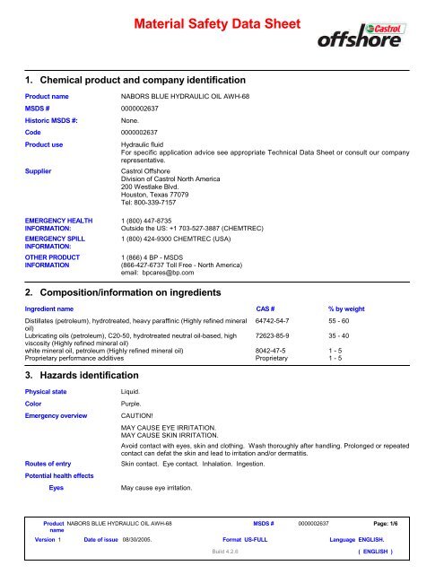 2T Motorcycle Oil MSDS Categories On Parent Petroleum, 57% OFF