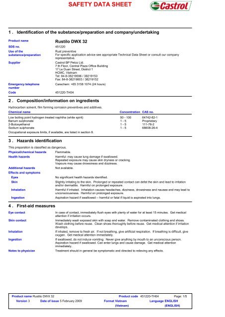 043094Rustilo DWX 32.pdf - BP - PDS & MSDS Search
