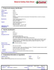 Material Safety Data Sheet - BP - PDS & MSDS Search