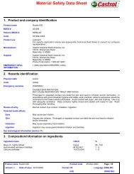 물질안전보건자료 - BP - PDS & MSDS Search