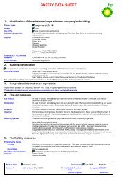 SAFETY DATA SHEET - BP - PDS & MSDS Search
