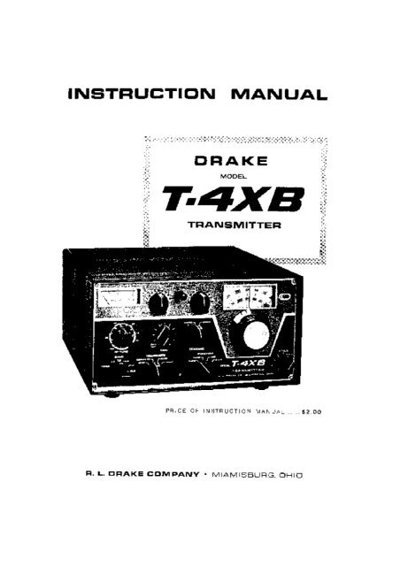 Drake_T4XB HF Transmitter_Service Manual.pdf