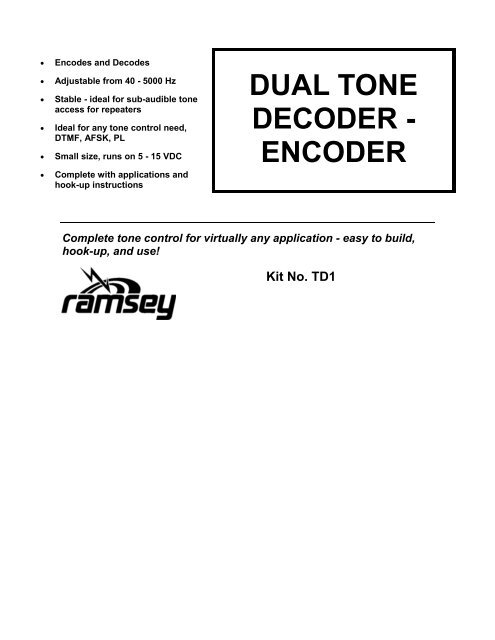 Sound detector tone decoder - Educypedia, the educational ...