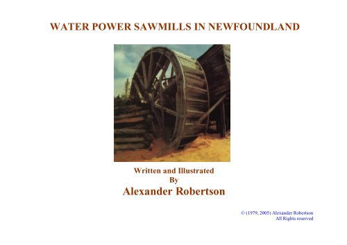 Water powered sawmills in Newfoundland - Libraries