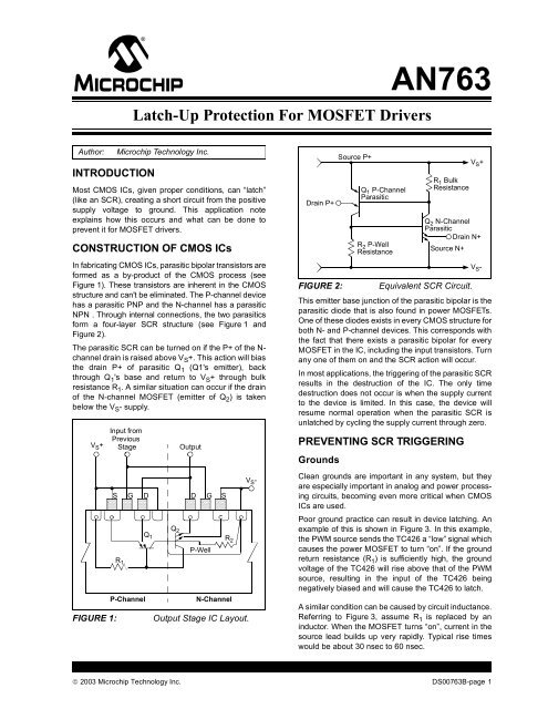 Latch-Up Protection for MOSFET Drivers - Educypedia