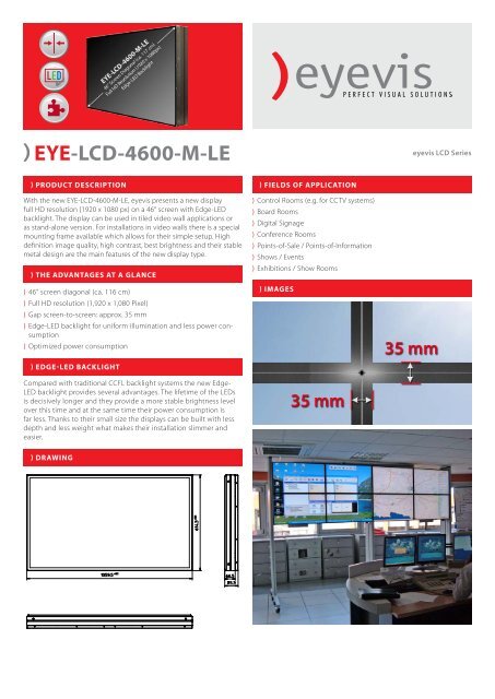 EYE-LCD-4600-M-LE - Eyevis GmbH