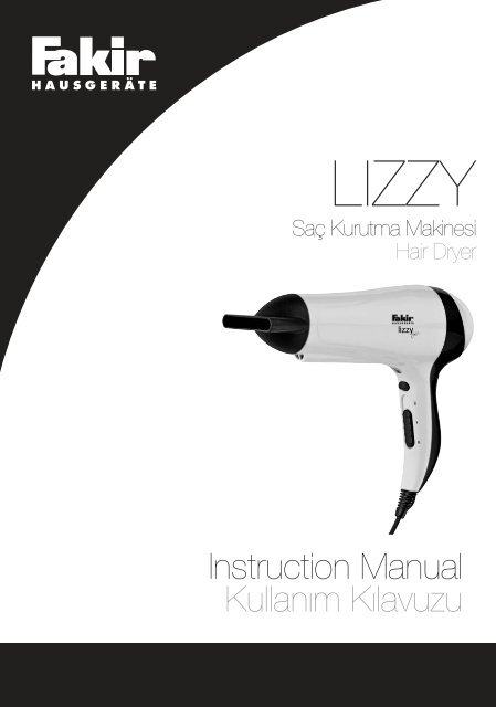 Instruction Manual Kullan›m K›lavuzu - Fakir