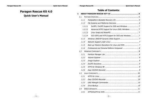 Paragon Rescue Kit 4.0 - Download