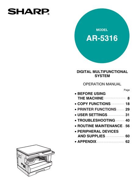 AR-5316 Operation Manual